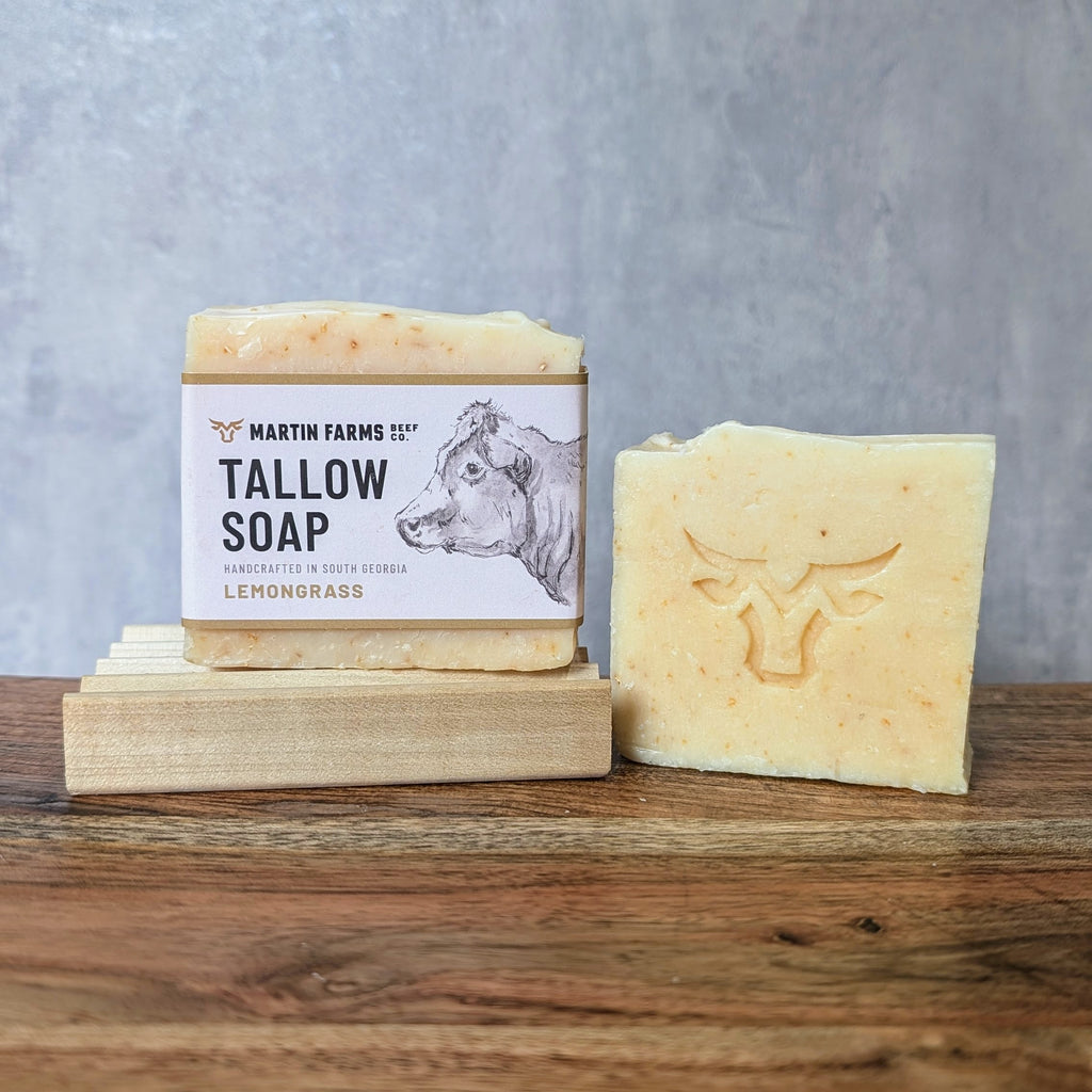 Lemongrass Tallow Soap Bar – Martin Farms Beef Co.
